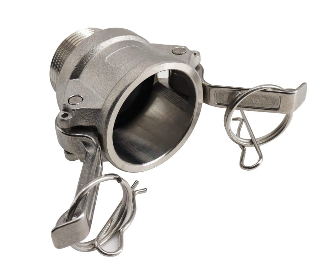 3/4'' Stainless Steel Female Camlock x Male NPT Type B Cam & Groove ...